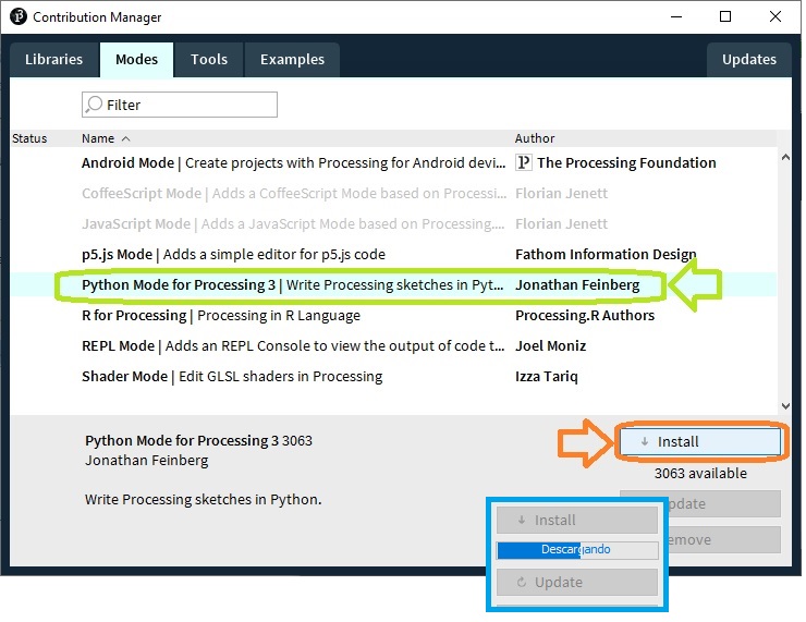Python ·3D con Processing – Revista